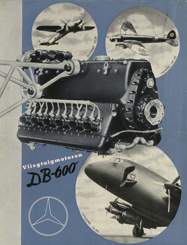 Daimler Benz DB-600, front